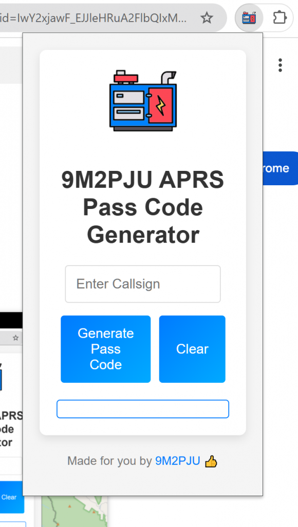 Simplify Your APRS Experience with the 9M2PJU APRS Pass Code Generator Chrome Extension ...