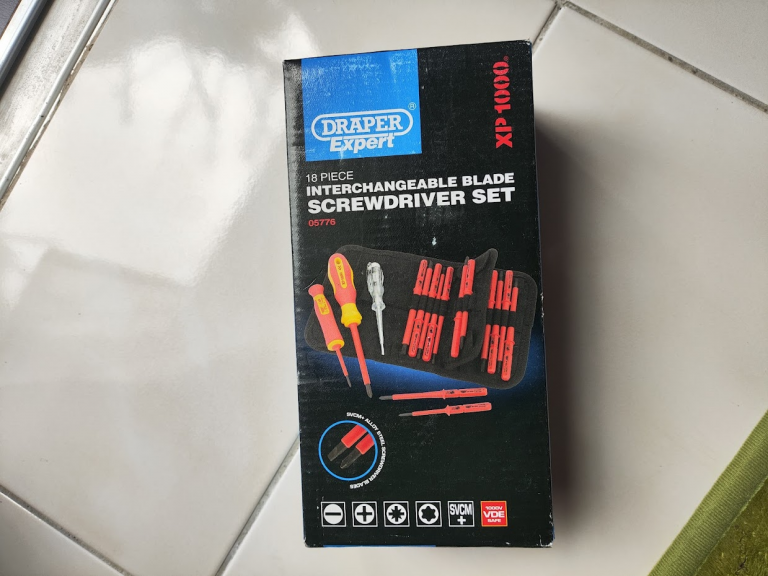 DRAPER Tools XP1000 VDE Dual Insulated Interchangeable Blade Screwdriver - Hamradio.my