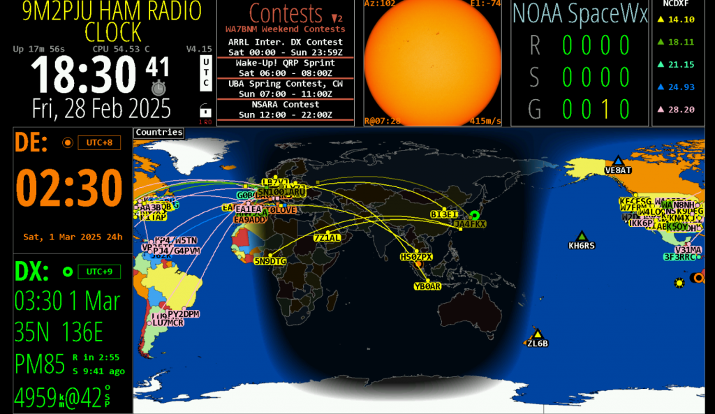 Installing HamClock for Amateur Radio Use - Hamradio.my