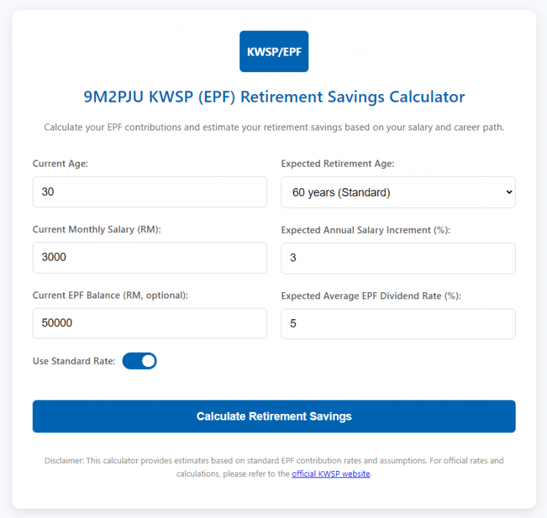 Simplifying EPF Contributions: A Closer Look at 9M2PJU’s KWSP-EPF ...
